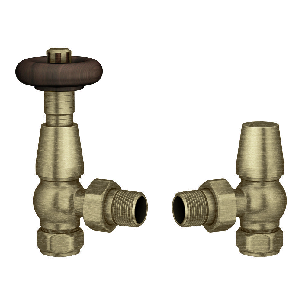 Chatsworth Traditional Antique Brass Thermostatic Radiator Valve ...