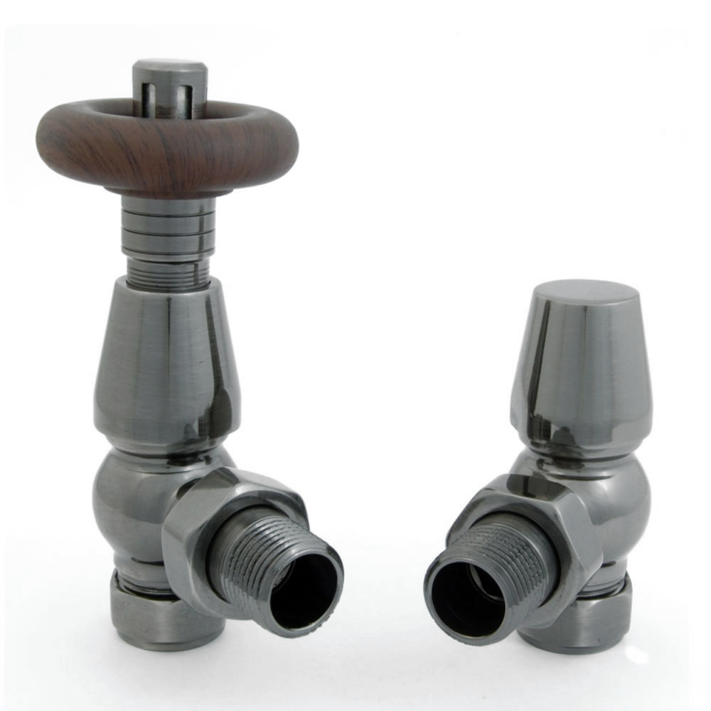 Chatsworth Traditional Black Nickel Thermostatic Radiator Valve ...