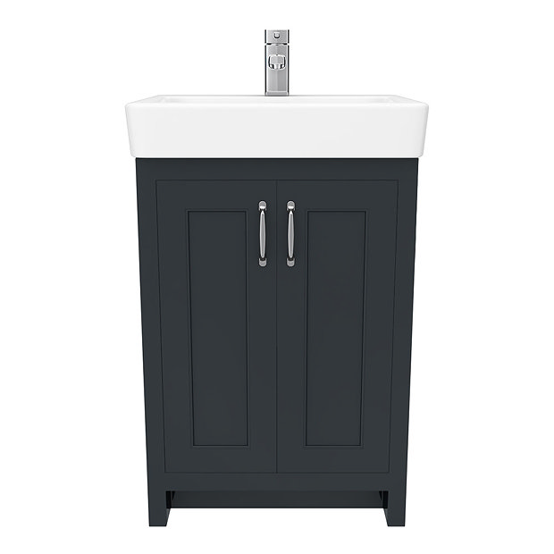Chatsworth Traditional Graphite Vanity - 560mm Wide | Victorian ...