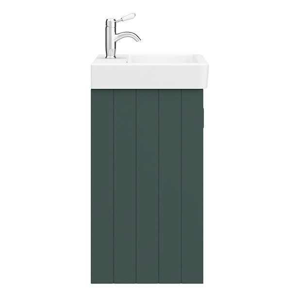 Green Vanity Unit - 560mm Wide | Victorian Plumbing