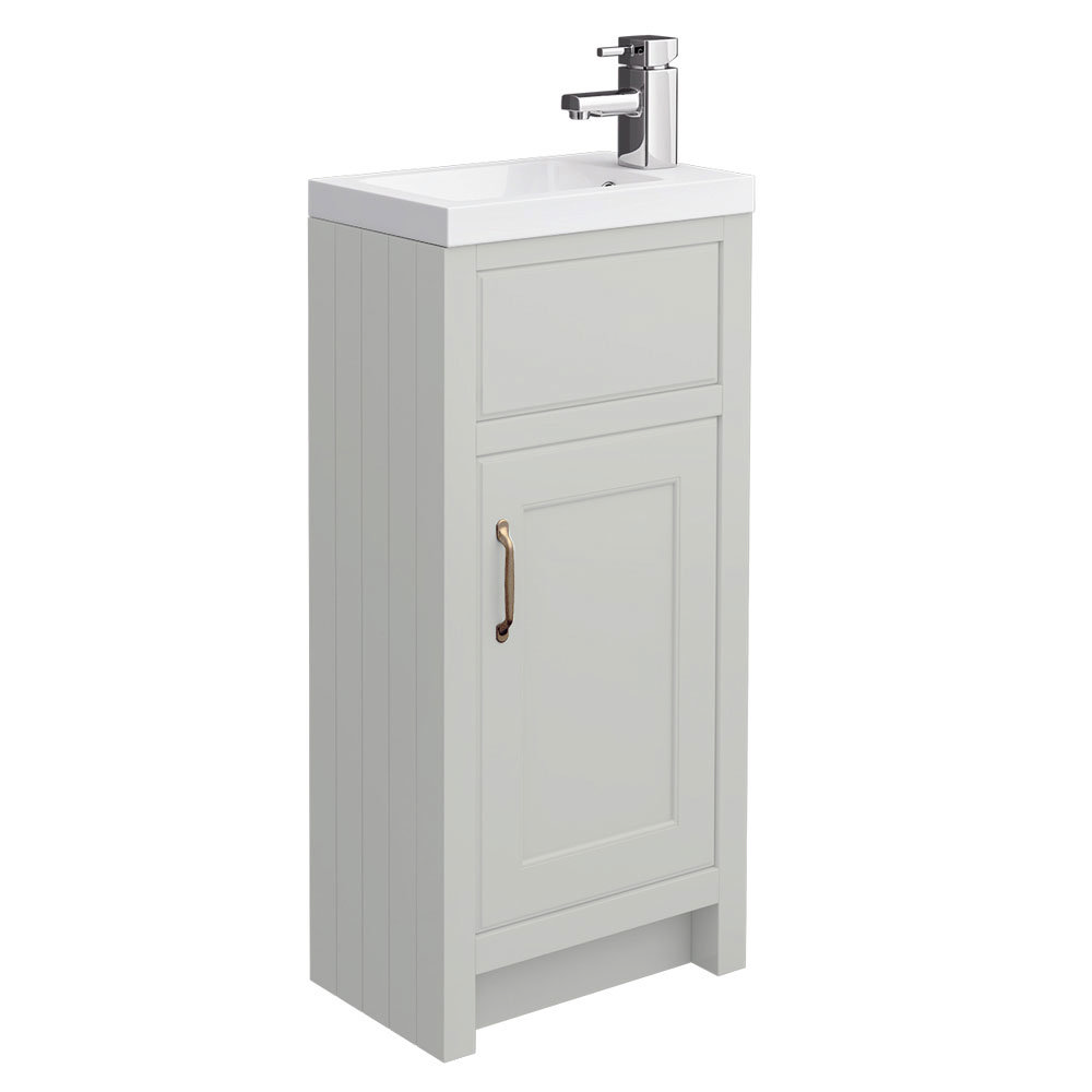 Chatsworth Traditional Small Vanity | Grey | Victorian Plumbing
