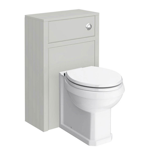 Chatsworth Traditional Grey Toilet Unit + Pan at Victorian Plumbing UK