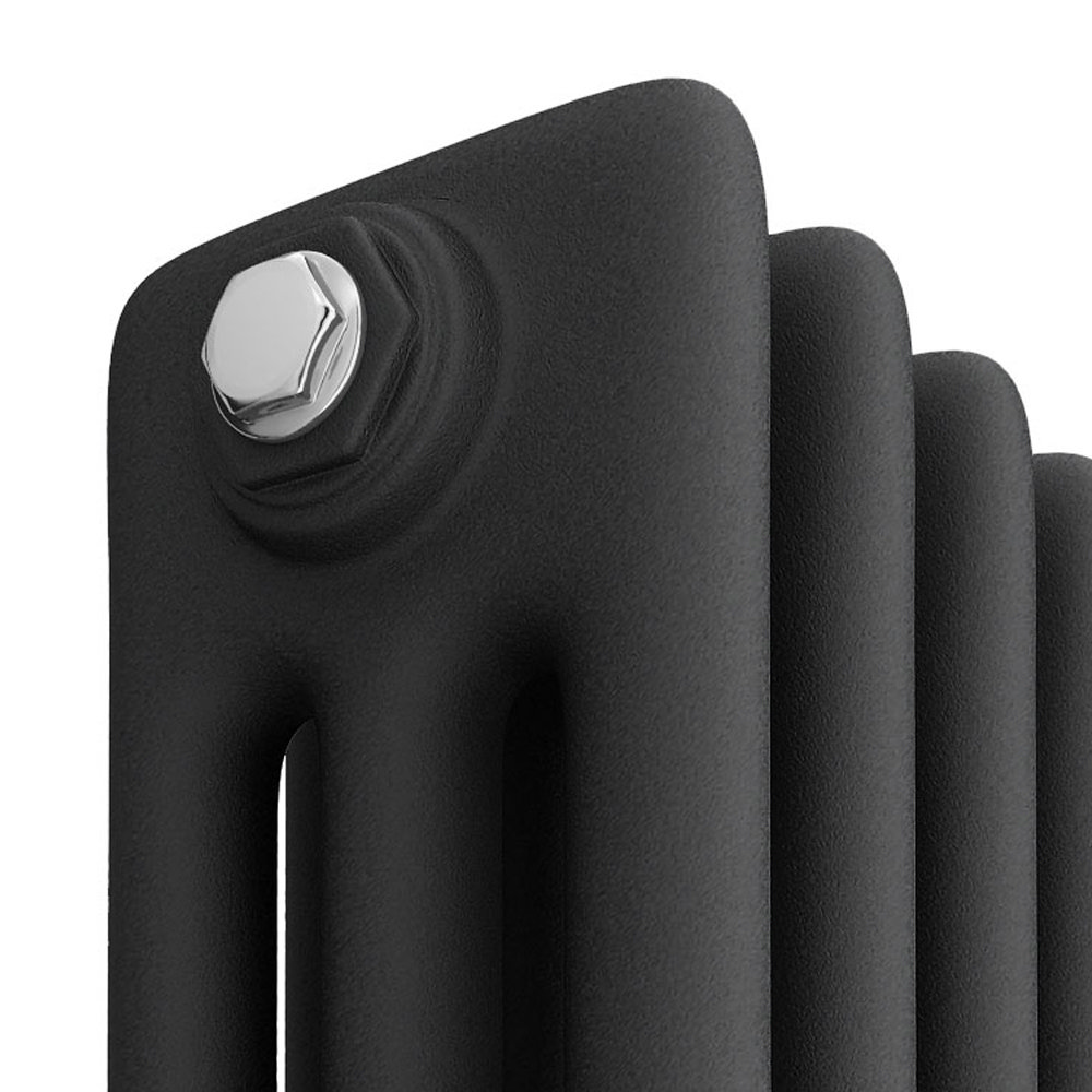 Chatsworth Traditional Thermostatic Angled Radiator Valve and Pipe Set ...