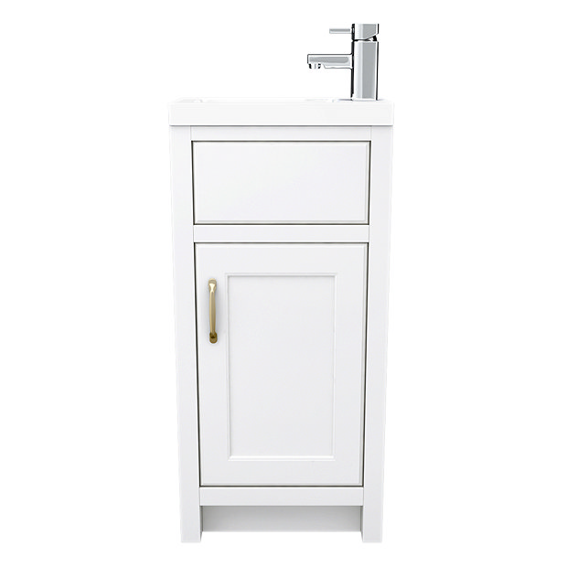 Chatsworth Traditional Small Vanity | White | Victorian Plumbing