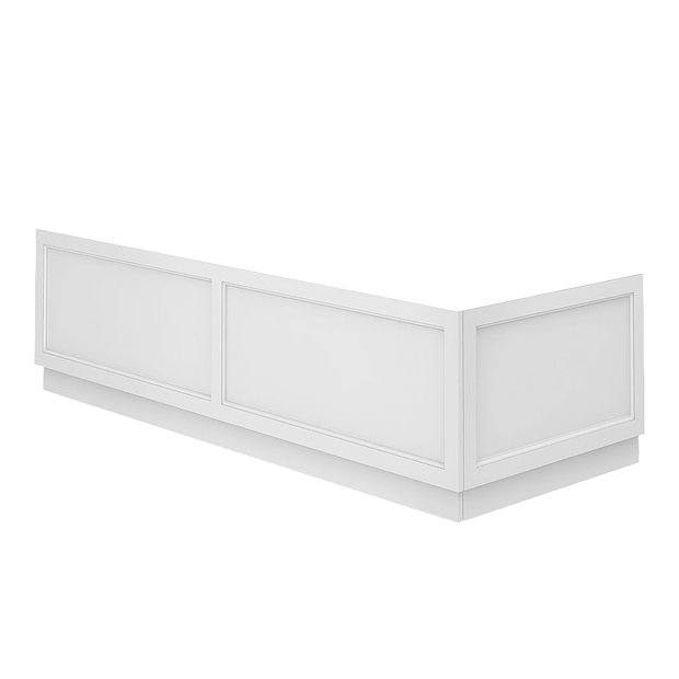 Chatsworth White Traditional Bath Panel Pack | Victorian Plumbing UK
