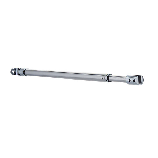 Chrome Adjustable 8mm Wet Room Ceiling Arm | Victorian Plumbing UK