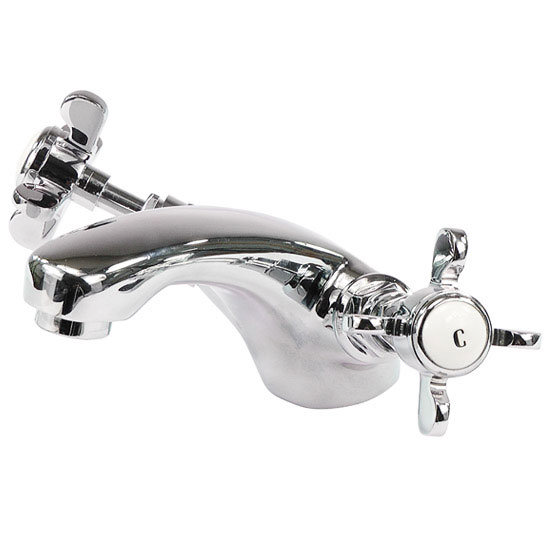 Classic Chrome Mono Basin Mixer with Pop Up Waste - Ex Display Slight ...