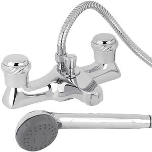 Classical Rope Bath Shower Mixer at Victorian Plumbing UK