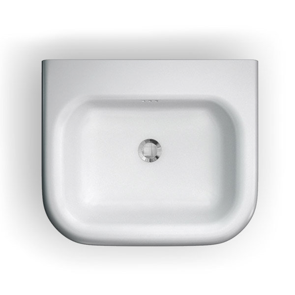 Clearwater - Small Traditional Roll Top Basin with Stainless Steel ...
