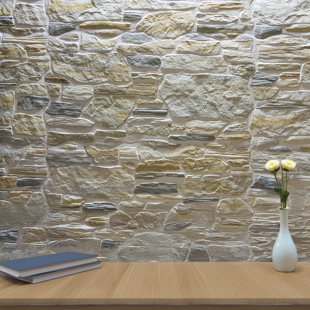 Cleeve Pearl Split Face Cladding Stone Effect Wall Tiles - 263 x 475mm