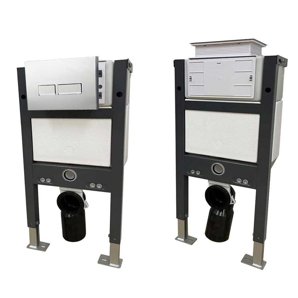 Compact Dual Flush Concealed WC Cistern With Wall Hung Frame Online