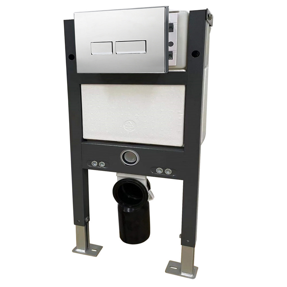 Compact Dual Flush Concealed WC Cistern With Wall Hung Frame Online