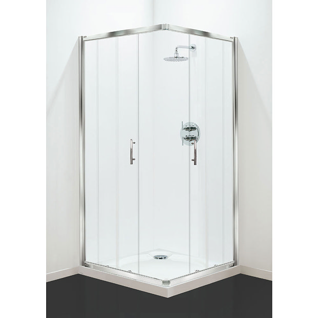 Coram Optima Corner Entry Shower Enclosure | Chrome | Online Now