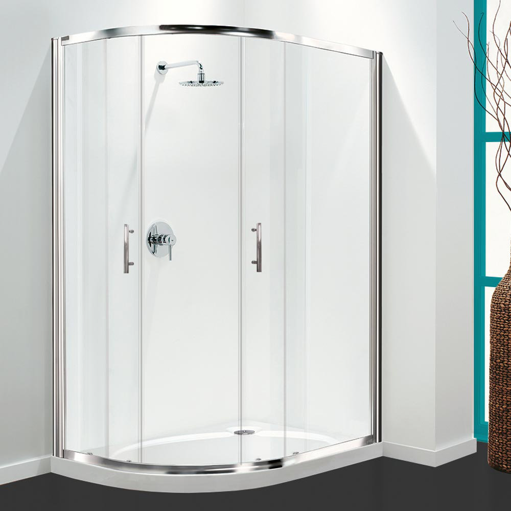 Coram Optima Offset Quadrant Shower Enclosure Victorian Plumbing