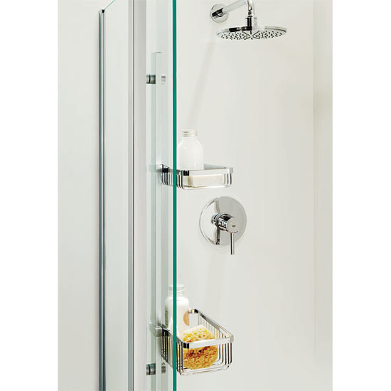 Coram - Storage System for Plain Glass Pillar Shower - SPP-B-2C at ...