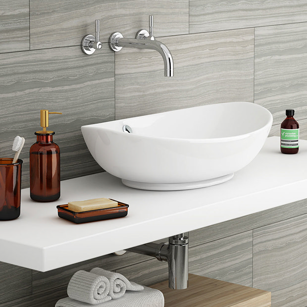 Costa Oval Counter Top Basin | Online At Victorian Plumbing.co.uk Now