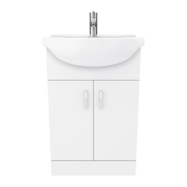 Cove White 550mm Vanity Unit (Flat Packed) | Victorian Plumbing