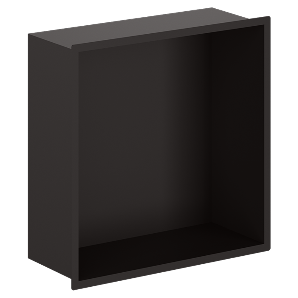 Crosswater 305 x 305mm Shower Niche - Matt Black
