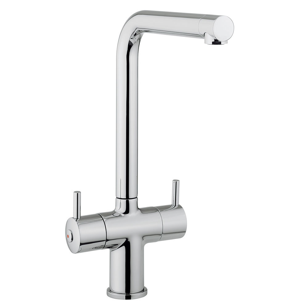 Crosswater - Cucina Ninety Dual Lever Kitchen Mixer Straight Spout ...