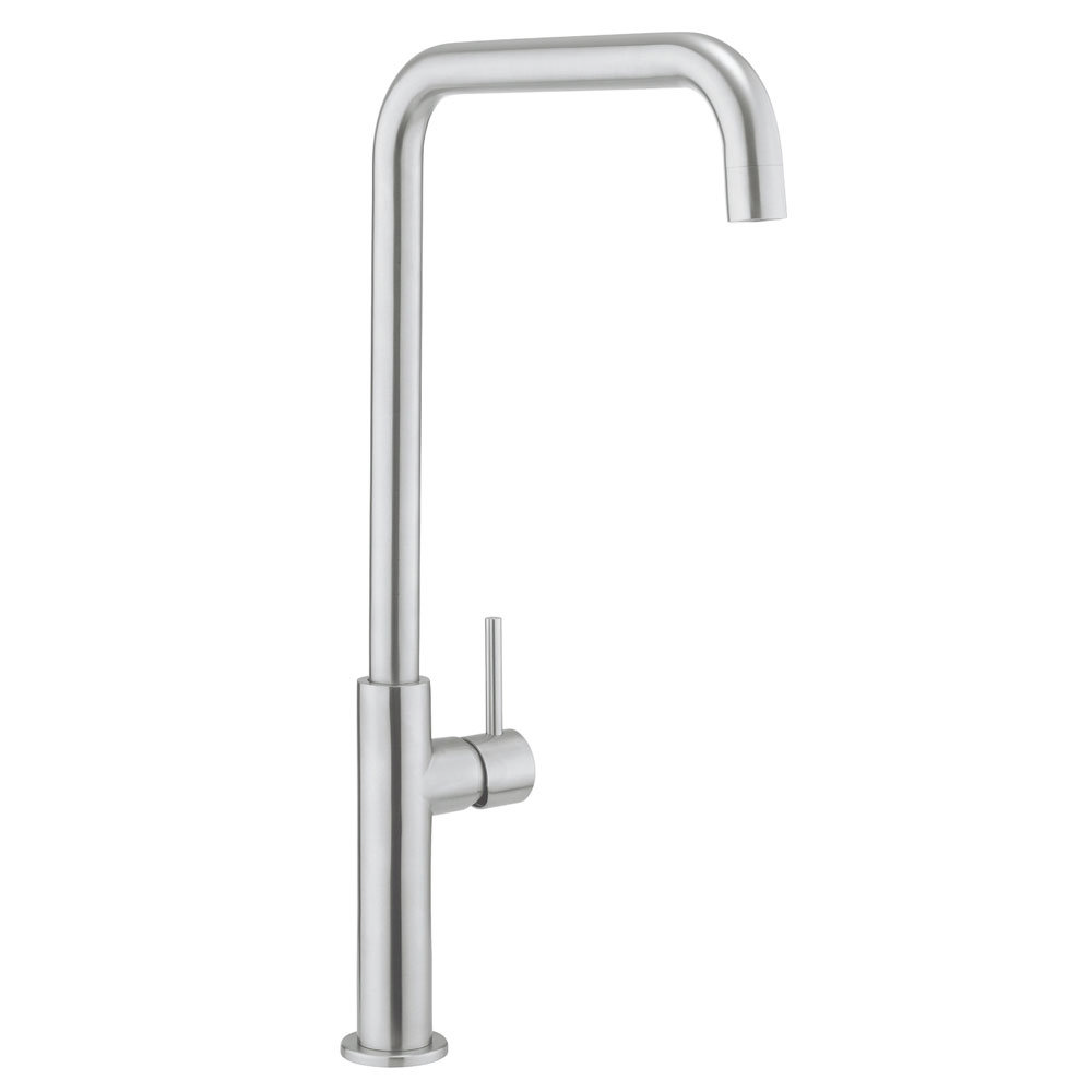 Crosswater - Cucina Ninety Tall Side Lever Kitchen Mixer - Stainless ...