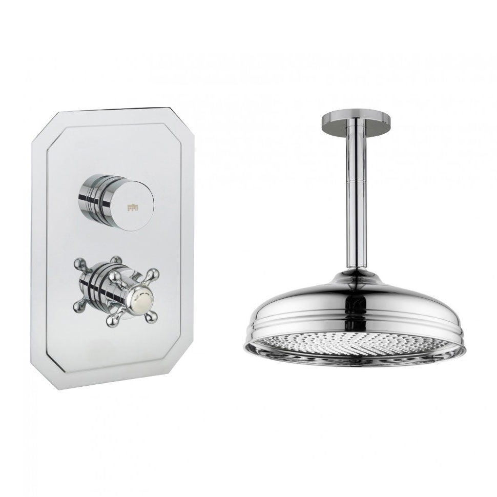 Crosswater Dial Belgravia Shower Valve w/ Head | Victorian Plumbing