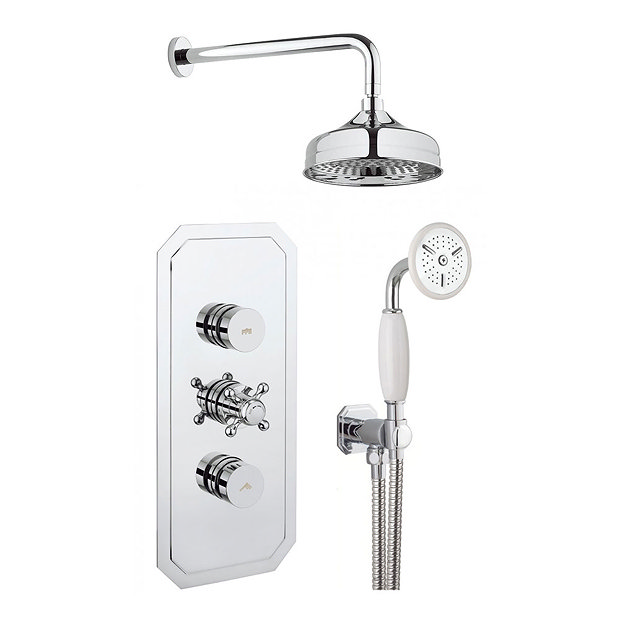 Crosswater Dial Belgravia Shower Valve w/ Handset | Victorian Plumbing
