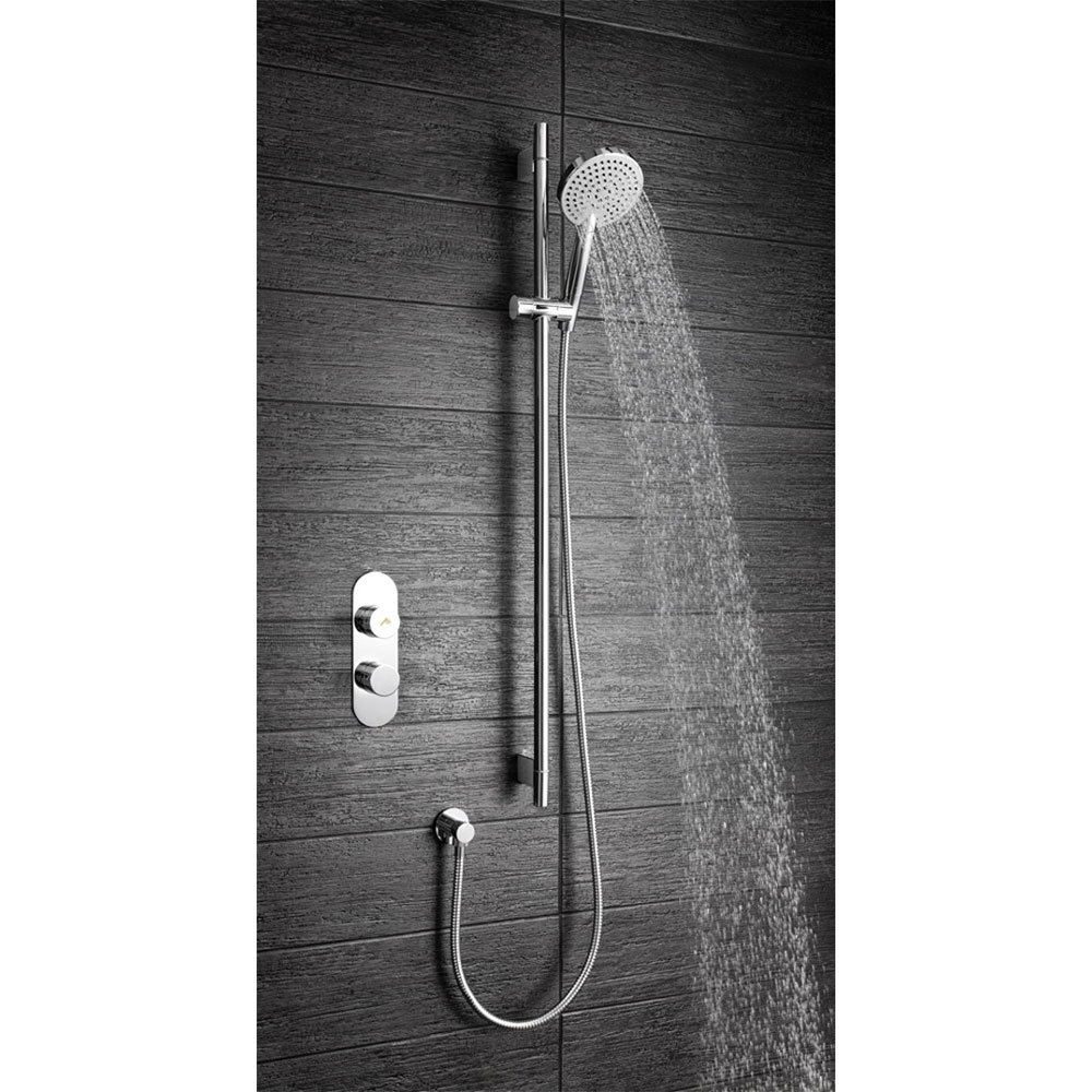Crosswater Dial Central Shower Valve & Shower Kit | Victorian Plumbing