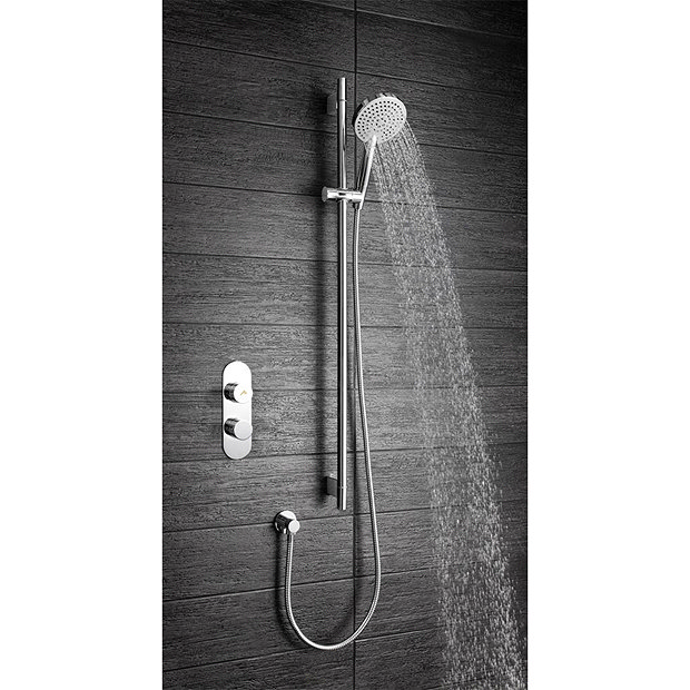Crosswater Dial Central Shower Valve & Shower Kit | Victorian Plumbing