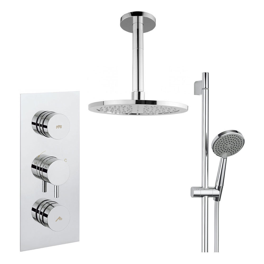 Crosswater Dial Kai Lever Shower Valve w/ Kit | Victorian Plumbing
