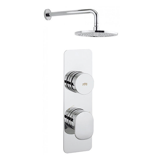 Crosswater Dial Pier Shower Valve w/ Head & Arm | Victorian Plumbing