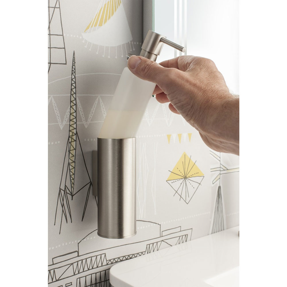 Crosswater Mike Pro Soap Dispenser | Chrome | Victorian Plumbing.co.uk
