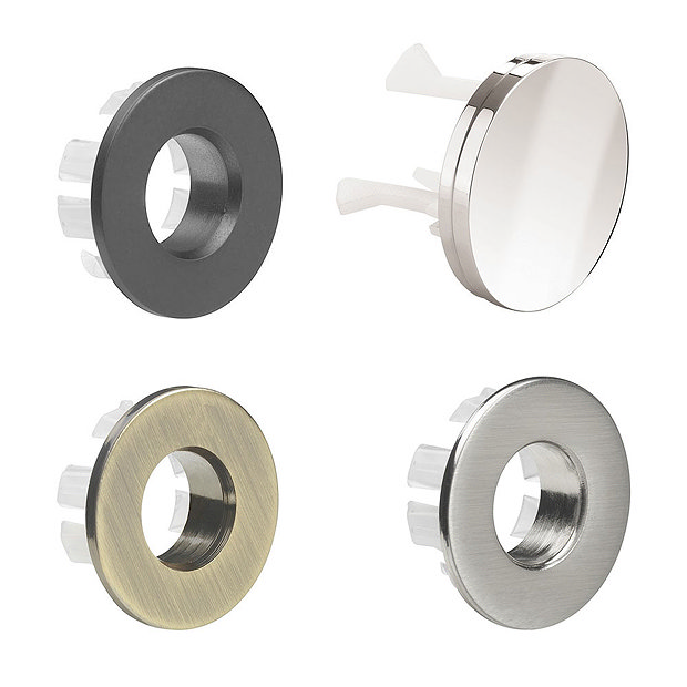 Crosswater MPRO Overflow Cover - Various Colours | Victorian Plumbing UK