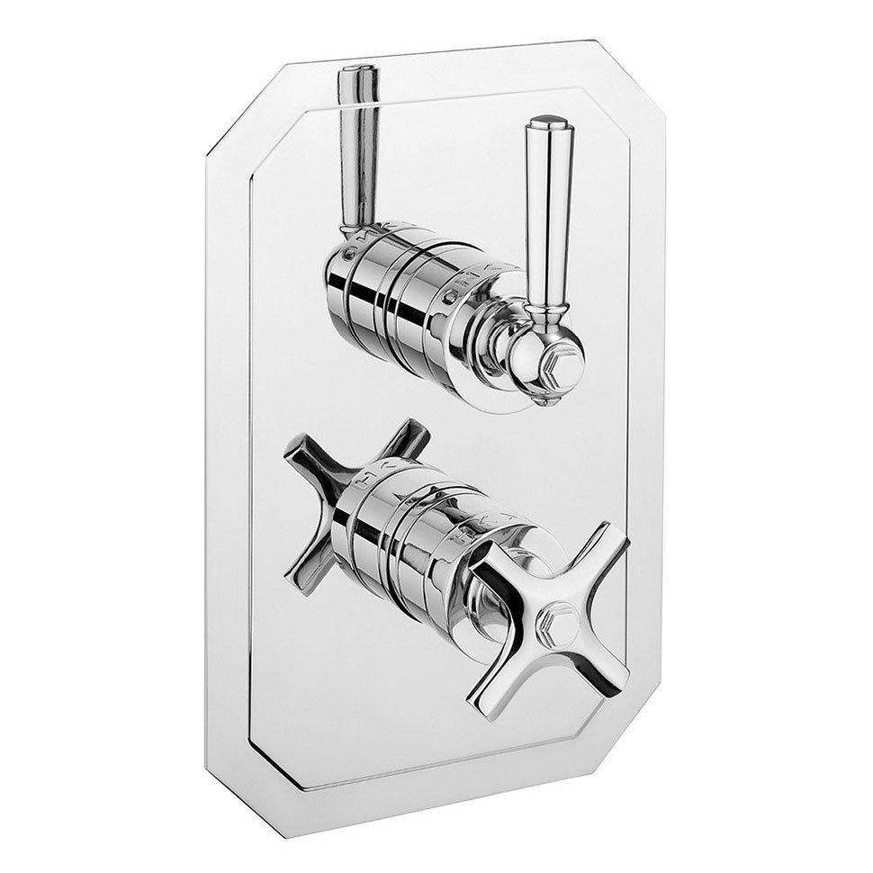 Crosswater Waldorf Chrome Lever Shower Valve | Victorian Plumbing