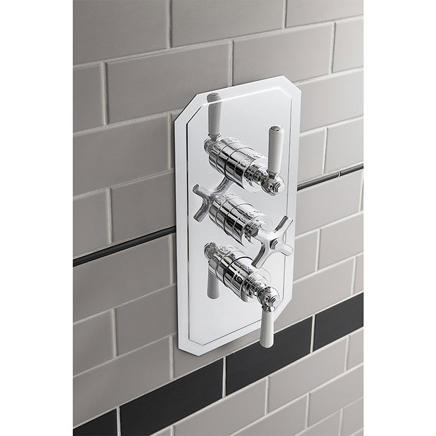 Crosswater Waldorf Art Deco Triple Shower Valve - wf2000rc-lv ...