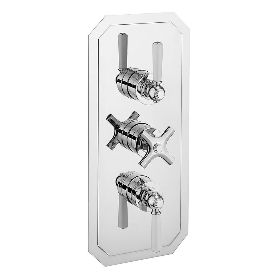 Crosswater Waldorf Art Deco Triple Shower Valve - wf2000rc-lv ...