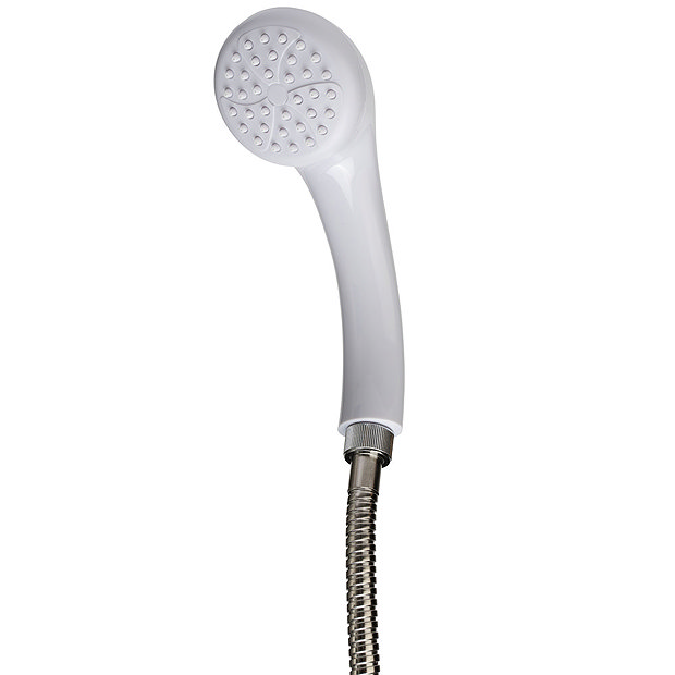 Croydex Bath Shower Set - White at Victorian Plumbing UK