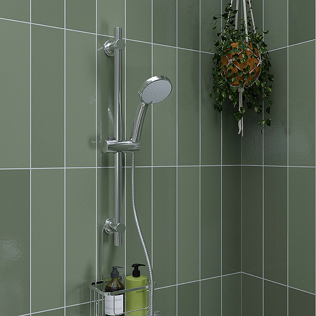 Croydex Chrome Presion Five Function 100mm Shower Handset