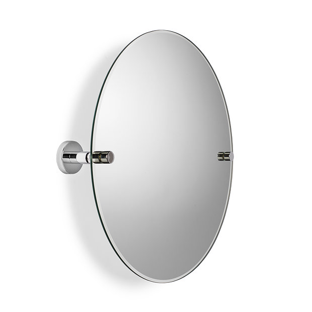 Croydex Flexi Fix Circle Tilt Mirror - Chrome