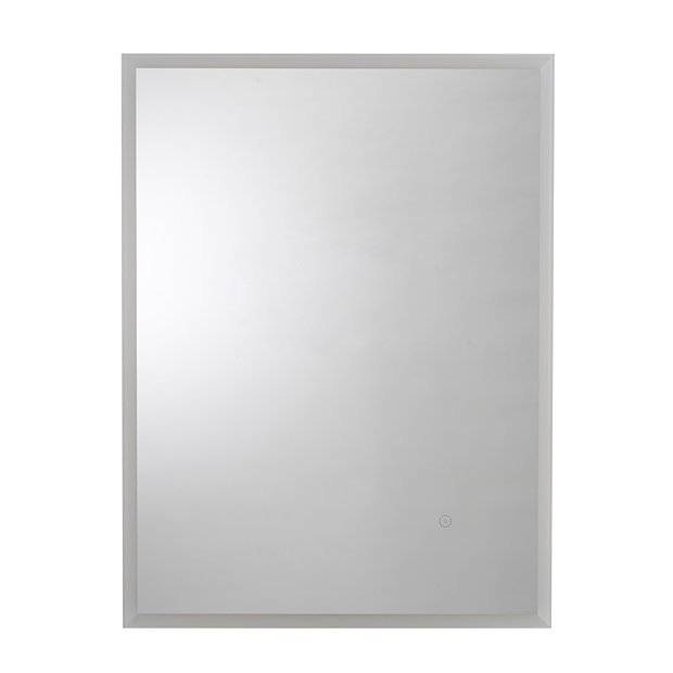 Croydex Hang N Lock Illuminated Mirror with Shaver Socket - 800 x 600mm ...