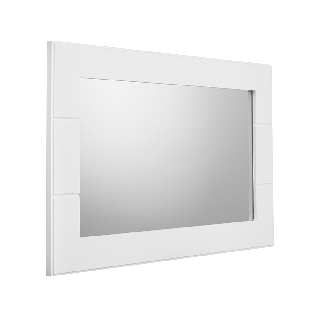 Croydex Portland White Wood Tongue & Groove Mirror - WA992722