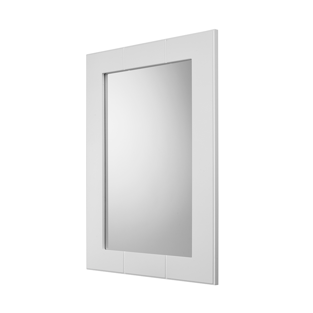 Croydex Portland White Wood Tongue & Groove Mirror - WA992722