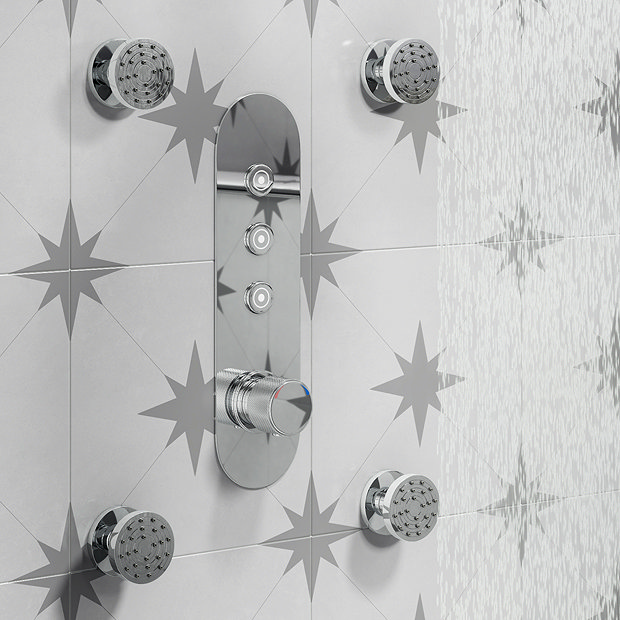 Cruze Body Jet | 4 x Slim Round Jets | Online At Victorian Plumbing