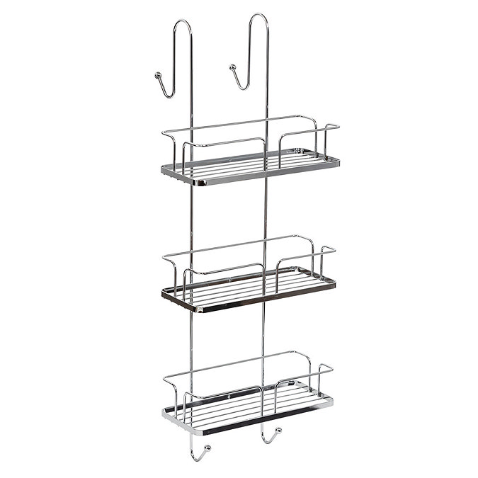 Cruze Chrome 3-Tier Hanging Shower Caddy
