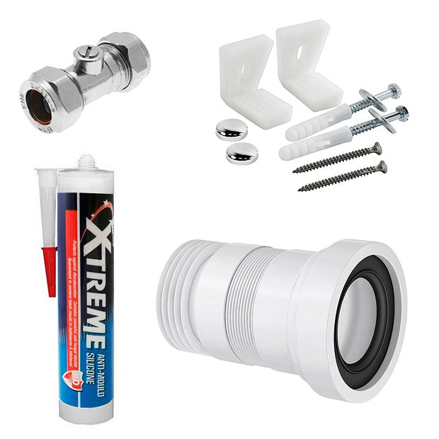 Back To Wall Toilet Installation Kit | Victorian Plumbing