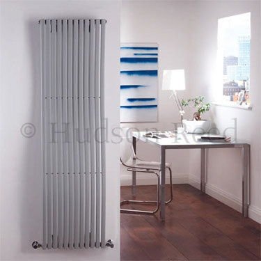 Designer Radiator with Curving Lines 1800 x 460mm - Silver - Ex Display ...