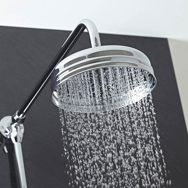 Hudson Reed Traditional Exposed Shower Valve, Riser Kit, Diverter ...