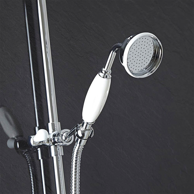 Hudson Reed Traditional Exposed Shower Valve, Riser Kit, Diverter ...