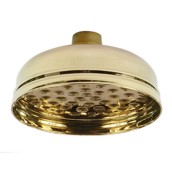 DEVA 5" Apron Rose Shower Head - Gold - Slight Damage at Victorian ...