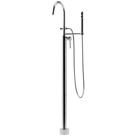 Deva - Vision Chrome Mono Bath/Shower Mixer - Floor Mounted - VSN01S at ...
