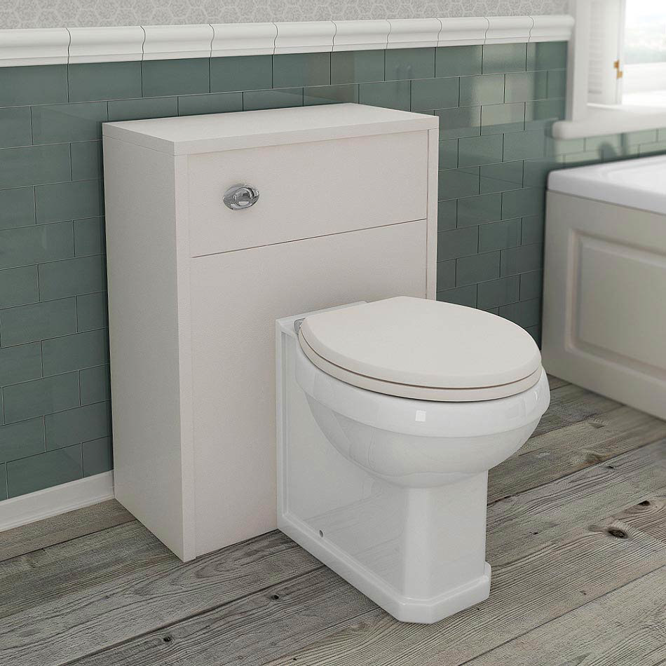 Devon Ivory 600mm Traditional Back To Wall WC Unit | Available Online